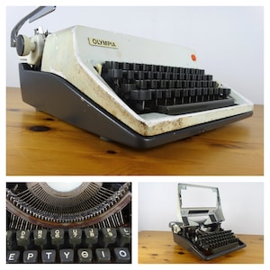 1972, Olympia SM9 Typewriter, Desktop Typewriter, Retro Typewriter ...