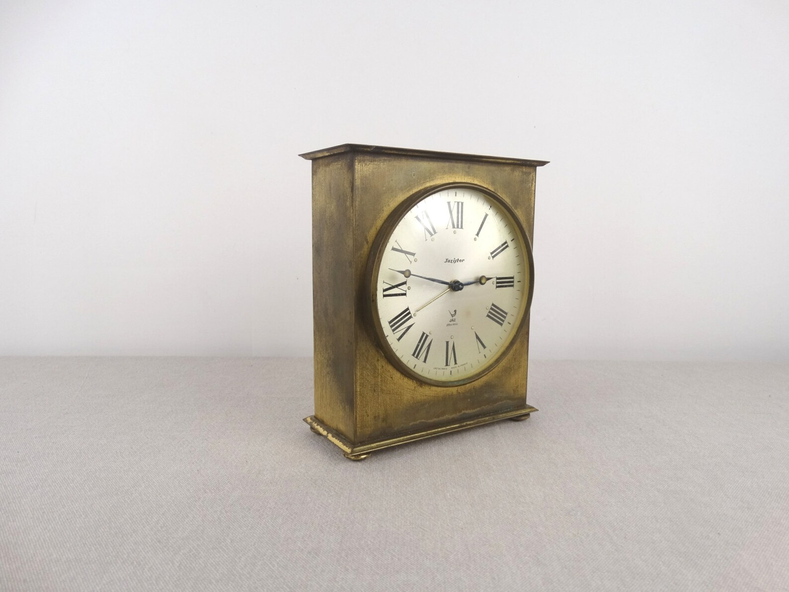Brass Jazistor Table Clock Jaz Electric Clock Brass Clock - Etsy