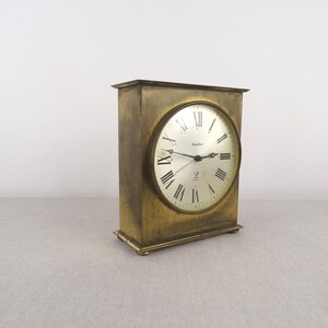 Brass Jazistor Table Clock, Jaz Electric Clock, Brass Clock, Art Deco ...