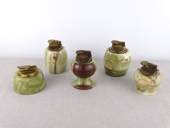 Art & Collectibles Table Top Lighter Vintage Desk Lighter Metal Table ...