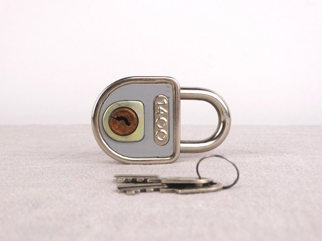Elzett 1400 Padlock, Old Working Padlock, Lock With Keys, Retro Padlock ...