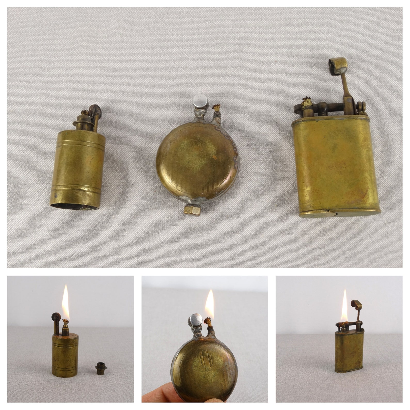Trench Art Lighters, Brass Lighter, Trench Lighter, Torch Lighter ...