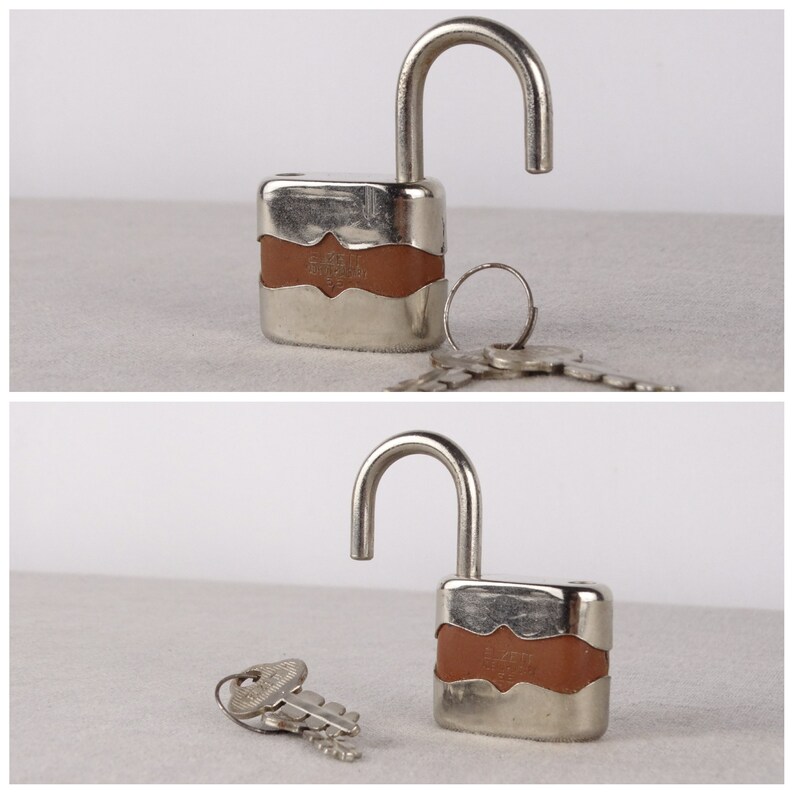 Retro Padlock, Old Padlock, Brown Padlock, Working Padlock, Small ...