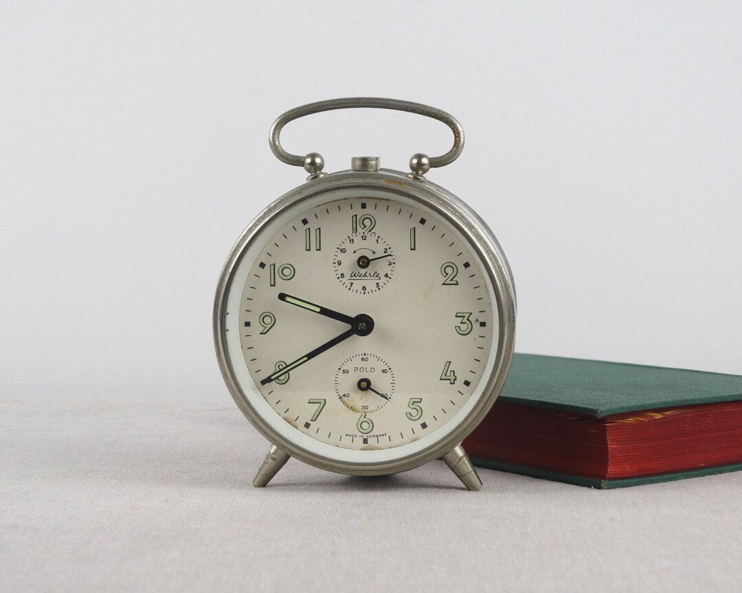 Vintage Wehrle Polo Clock for Parts, Wehrle Polo Clock Parts, Shelf ...