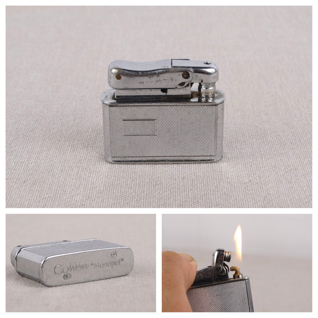 Colibri Monopol Mini Lighter, Vintage Petrol Lighter, Colibri Lighter ...