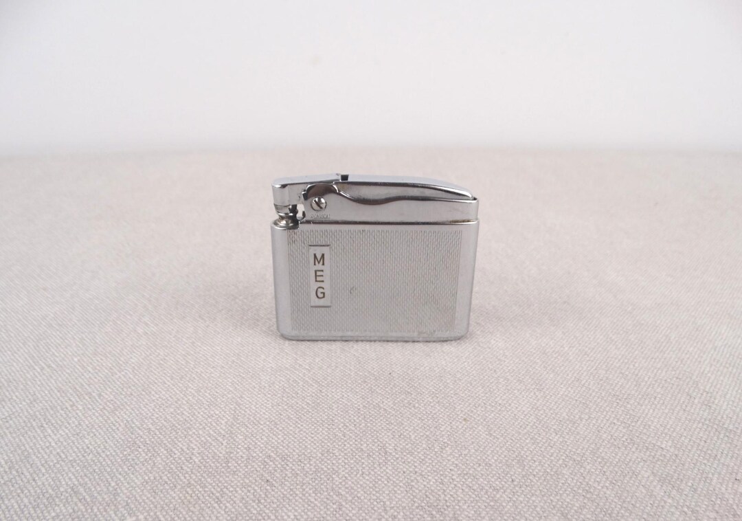 Ronson Adonis Lighter, Vintage Automatic Lighter, Flat Lighter, Pocket ...