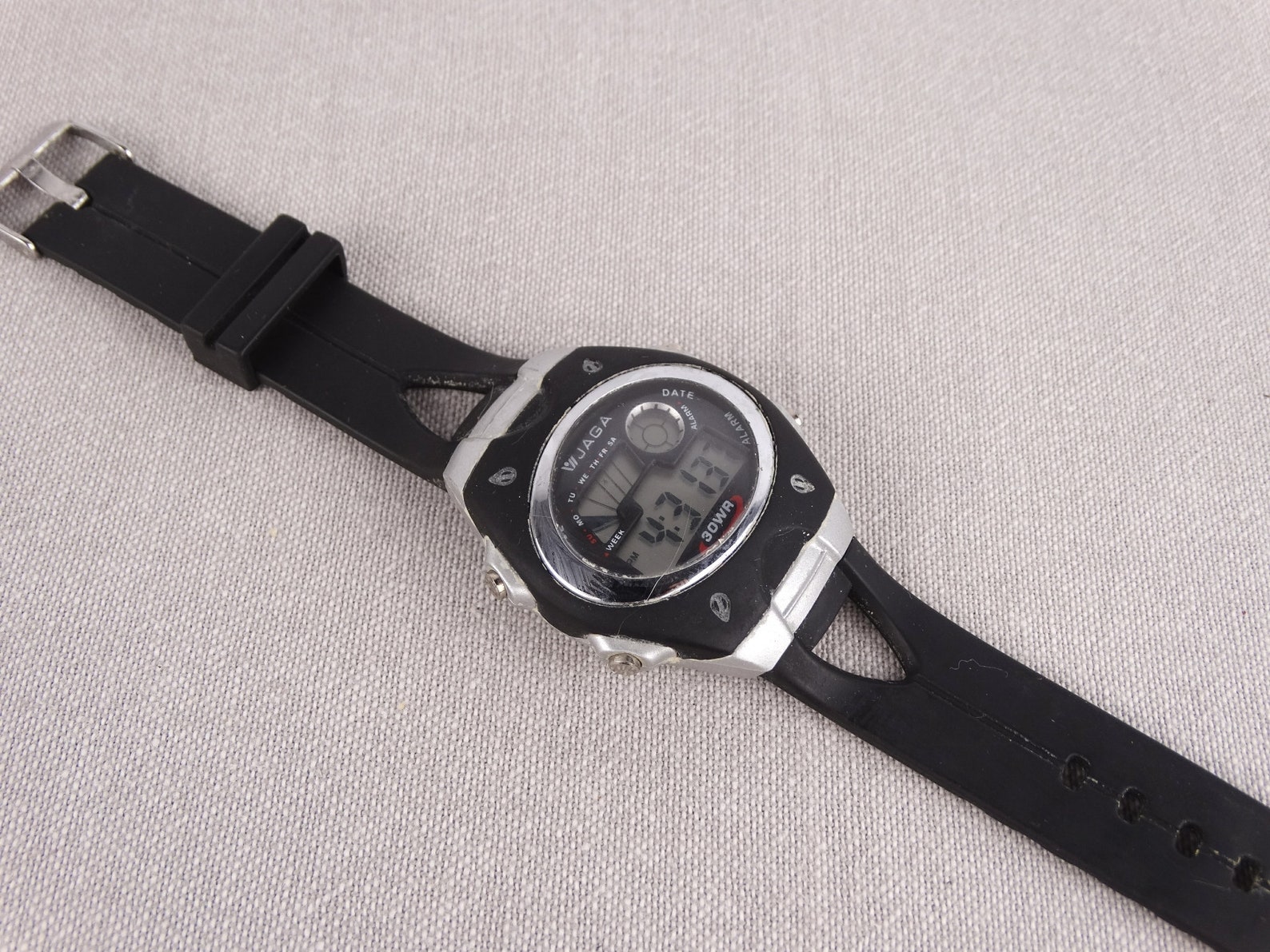 Vintage Jaga 30WR Digital Watch, Vintage Jaga Watch, Wrist Watch, Sport ...