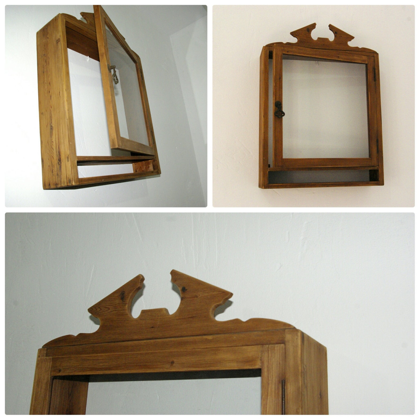 Wooden Shrine Box Gothic Wall Decorgothic Furniture Wooden | Etsy