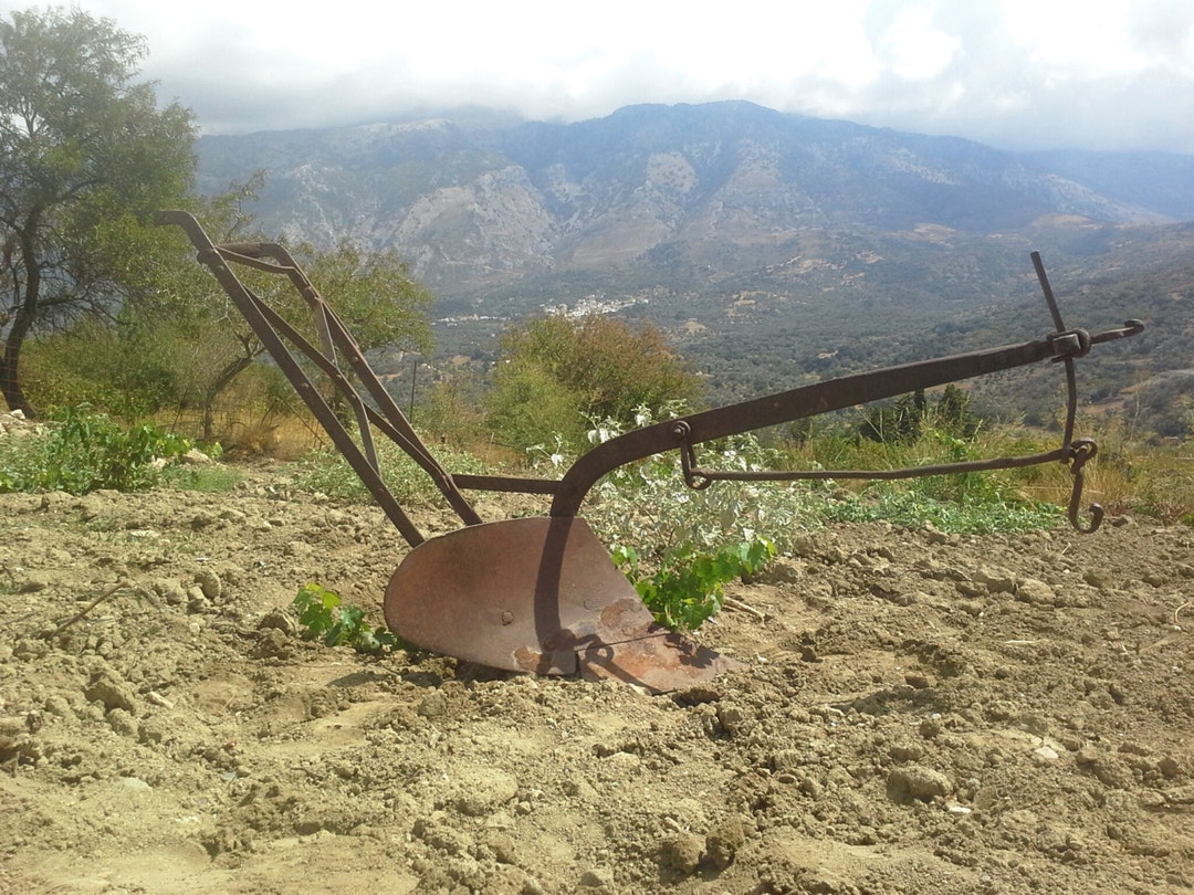 Antique Plow, Primitive Outdoor Decor, Garden Decor, Agriculture ...