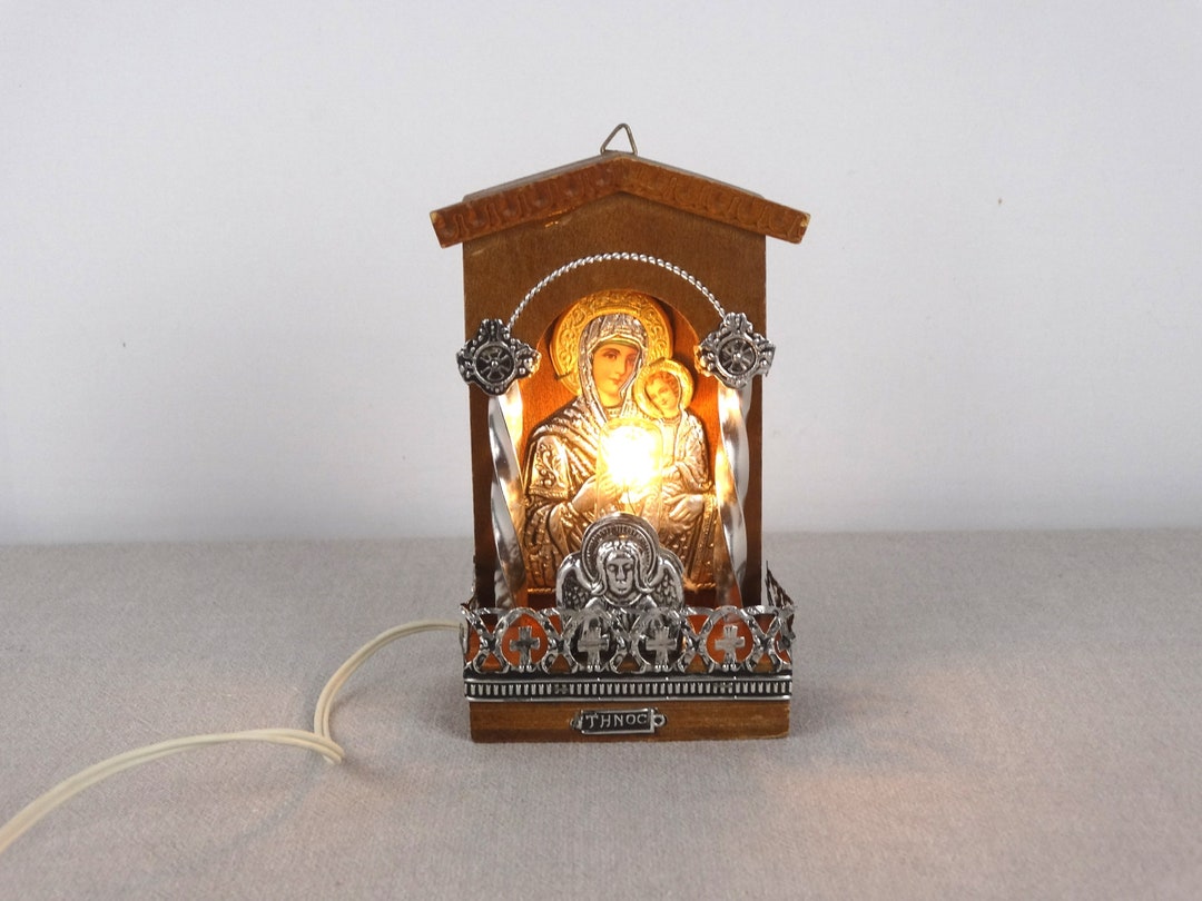 Virgin Mary, Jesus Christ, Religious Wall Lighting, Religious Night ...