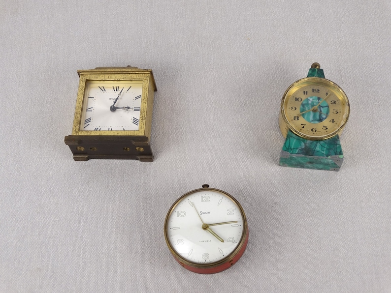 Swiza 8 Clocks Vintage Alarm Clocks Vintage Clock Set | Etsy
