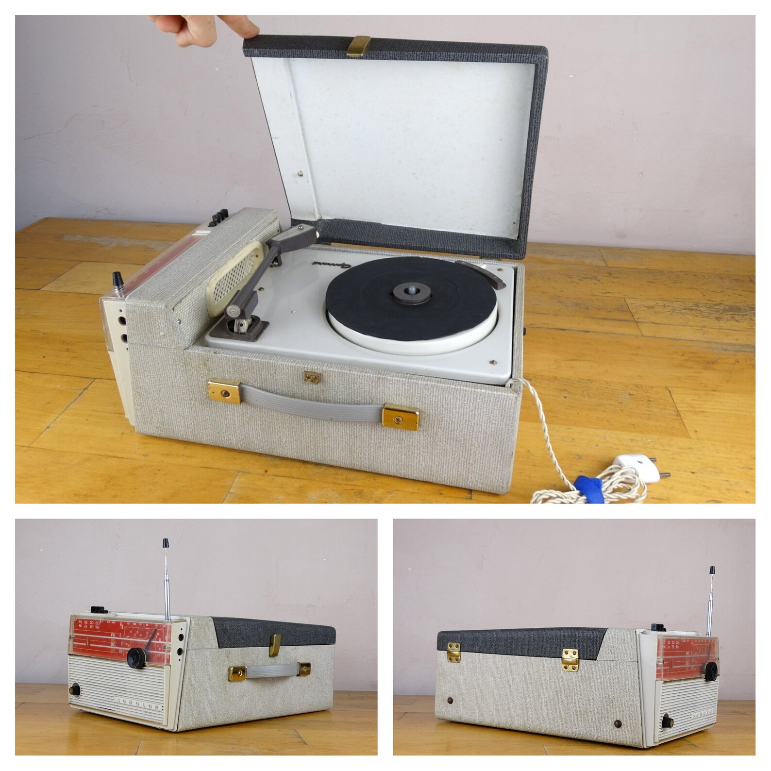 Garrard SPR 10 Portable Record Player Transistor Radio - Etsy