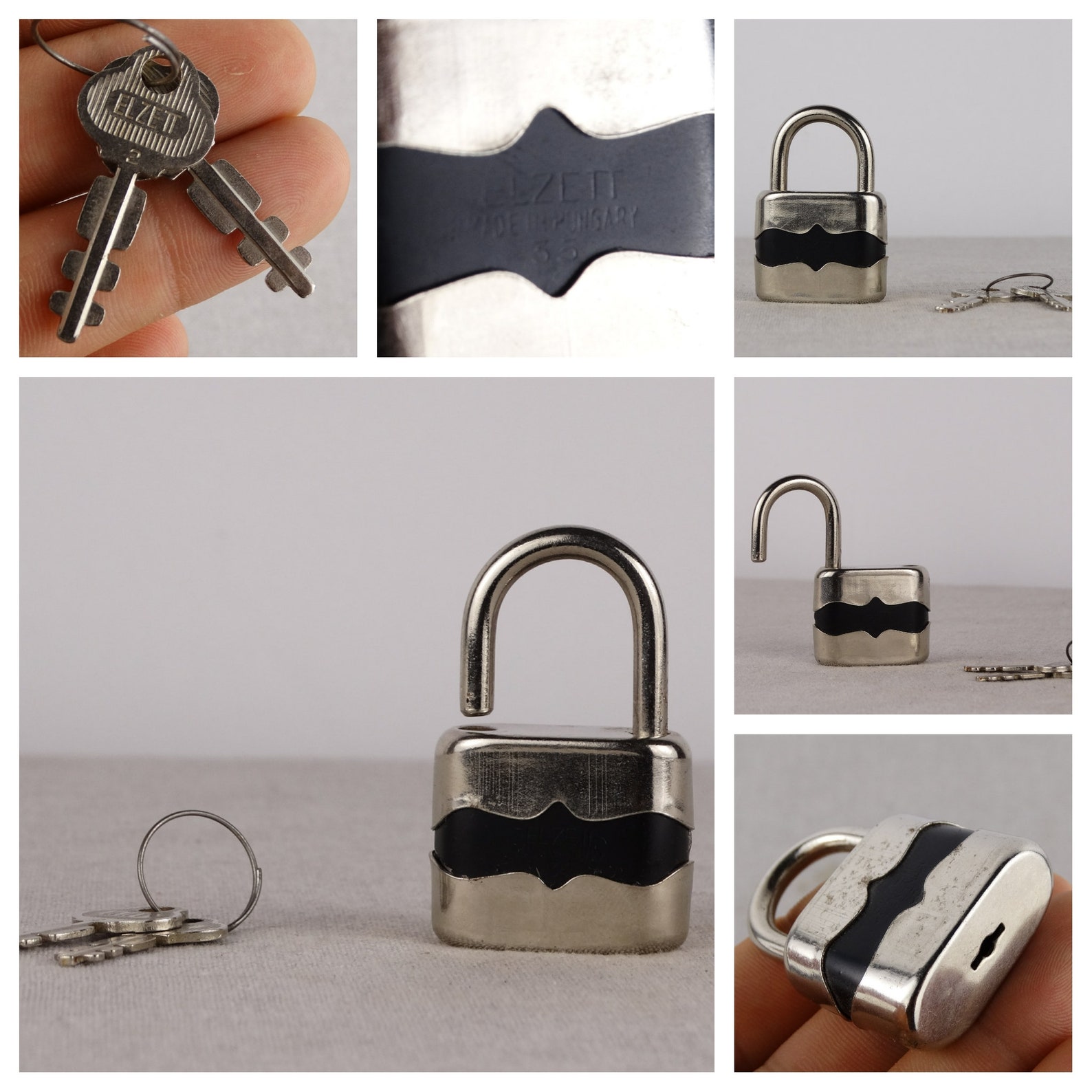Elzett Padlock and Key Working Padlock Small Padlock Metal - Etsy