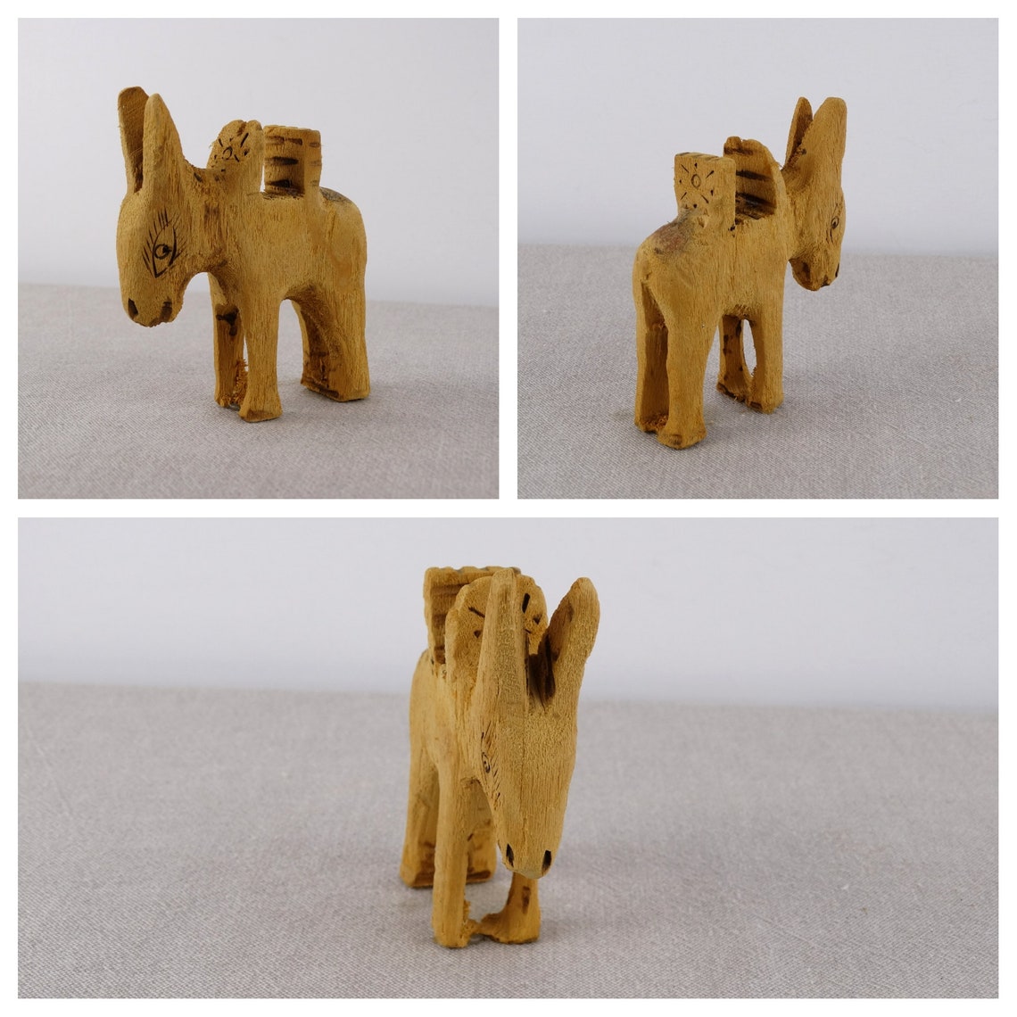 Wooden Donkey Figurine Hand Carved Donkey Sculpture Donkey | Etsy