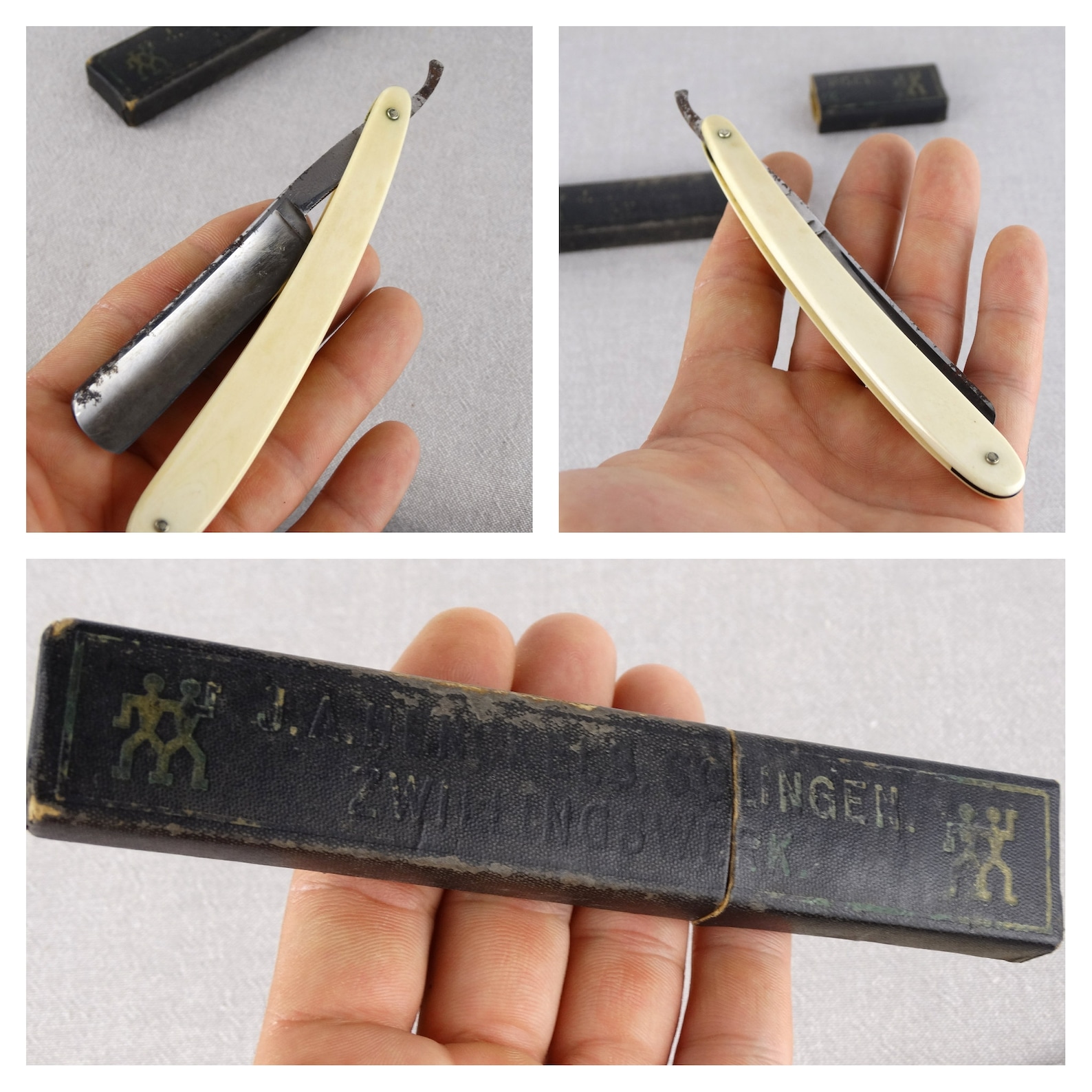 Antique Henckels Razor Old Straight Razor Razor Blade | Etsy