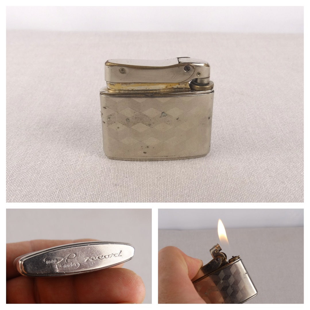 Zunder 1000 Record Lighter, Myflam Zunder 1000 Record, Vintage Myflam ...