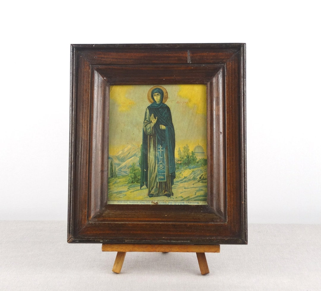 1904, Antique St Margaret Icon, Antique Orthodox Icon, Catholic Art ...