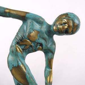 Museum Replica, Discobolus, Discus Thrower, Greek Bronze Statue, Greek ...