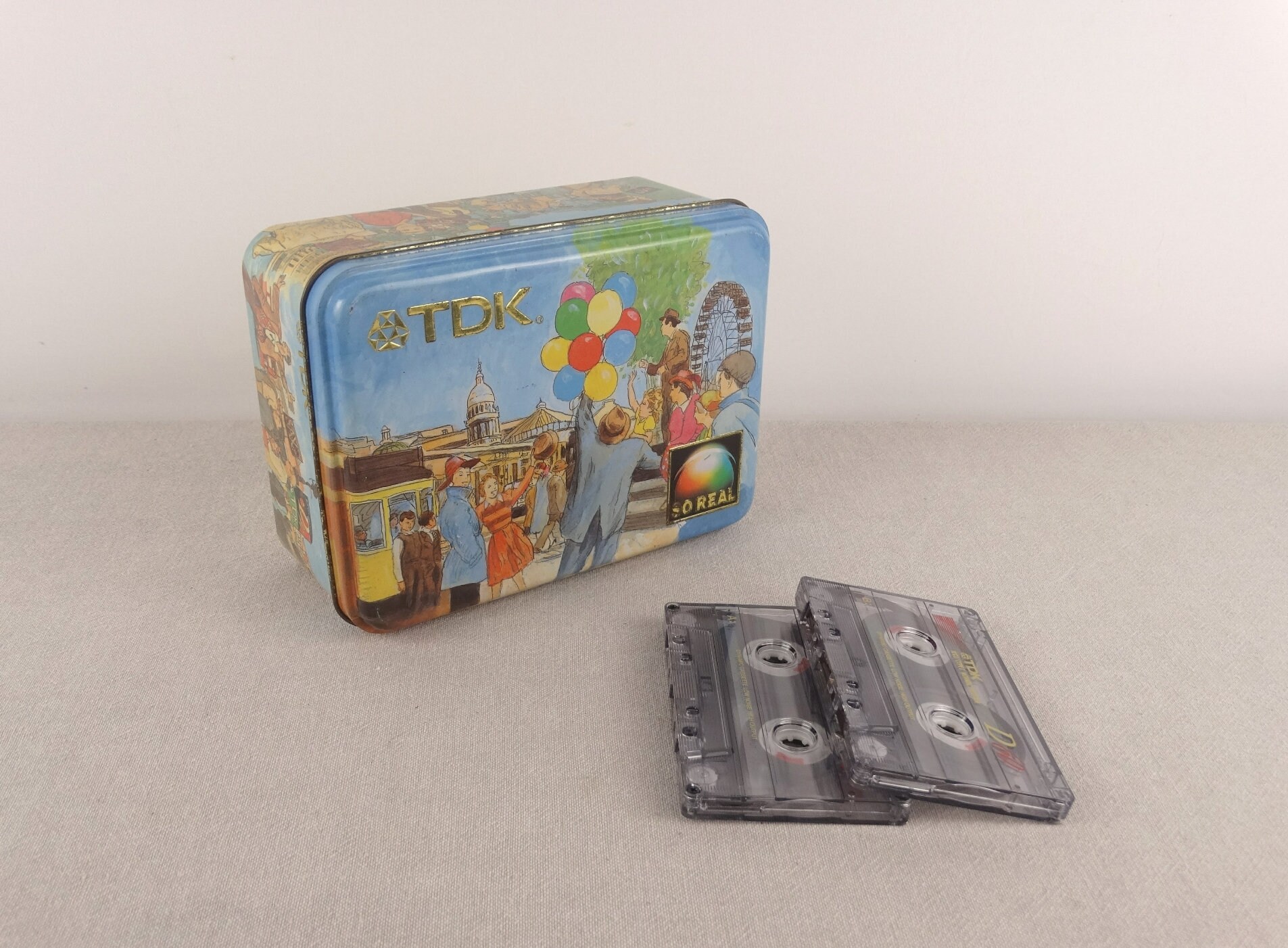 Vintage TDK Cassette Box, Cassette Holder, Tape Holder, Tape Case ...