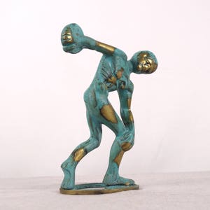 Museum Replica, Discobolus, Discus Thrower, Greek Bronze Statue, Greek ...