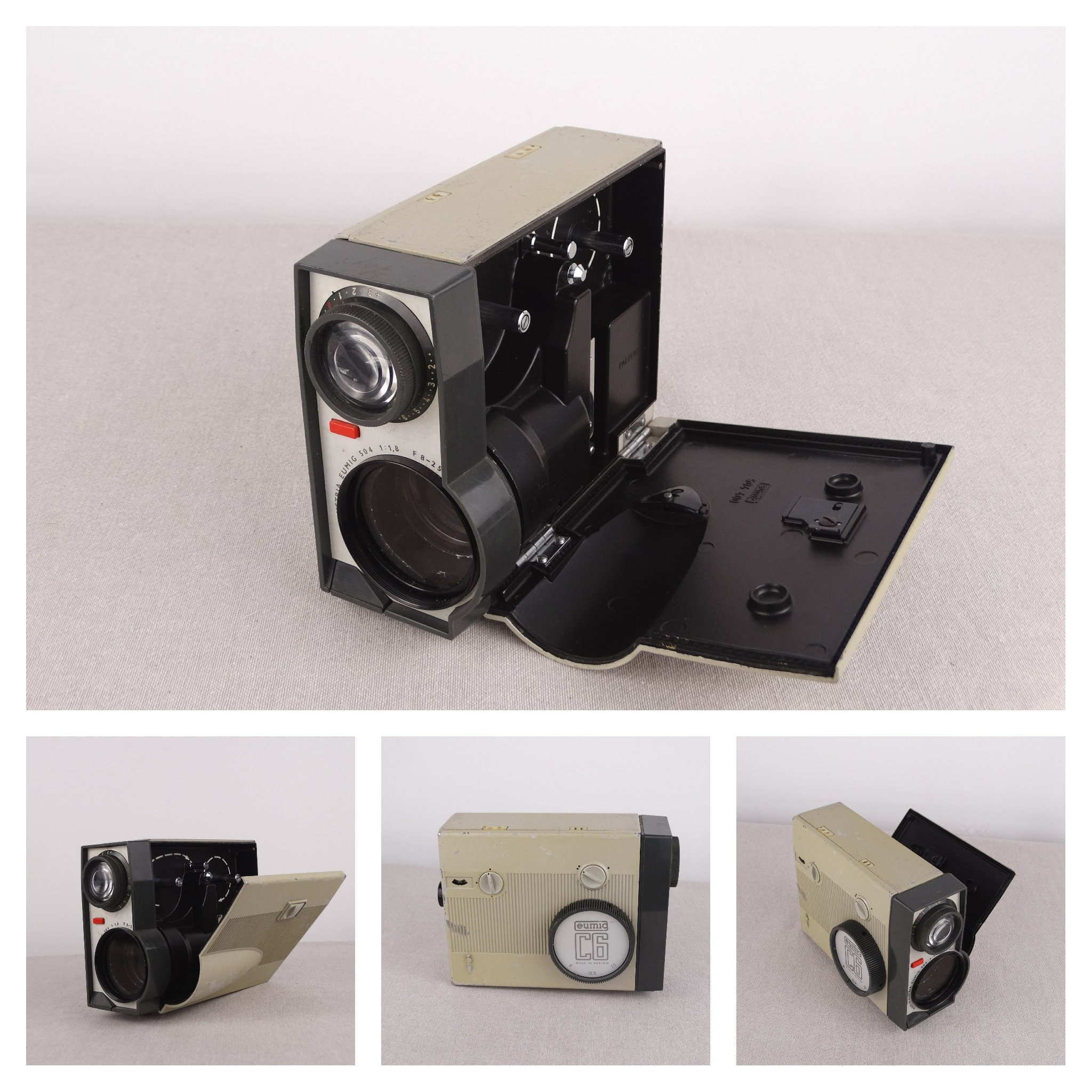 1964, Eumig C6 Video Camera, Movie Camera, Filming Camera, Vintage ...