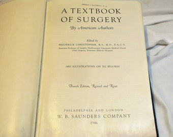 Vintage Medical Book | Etsy