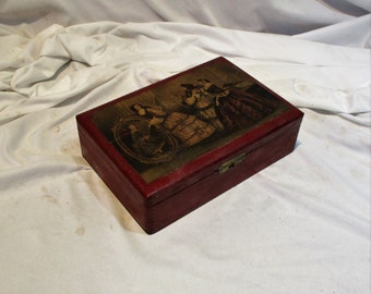 Painted Cigar Box - Etsy