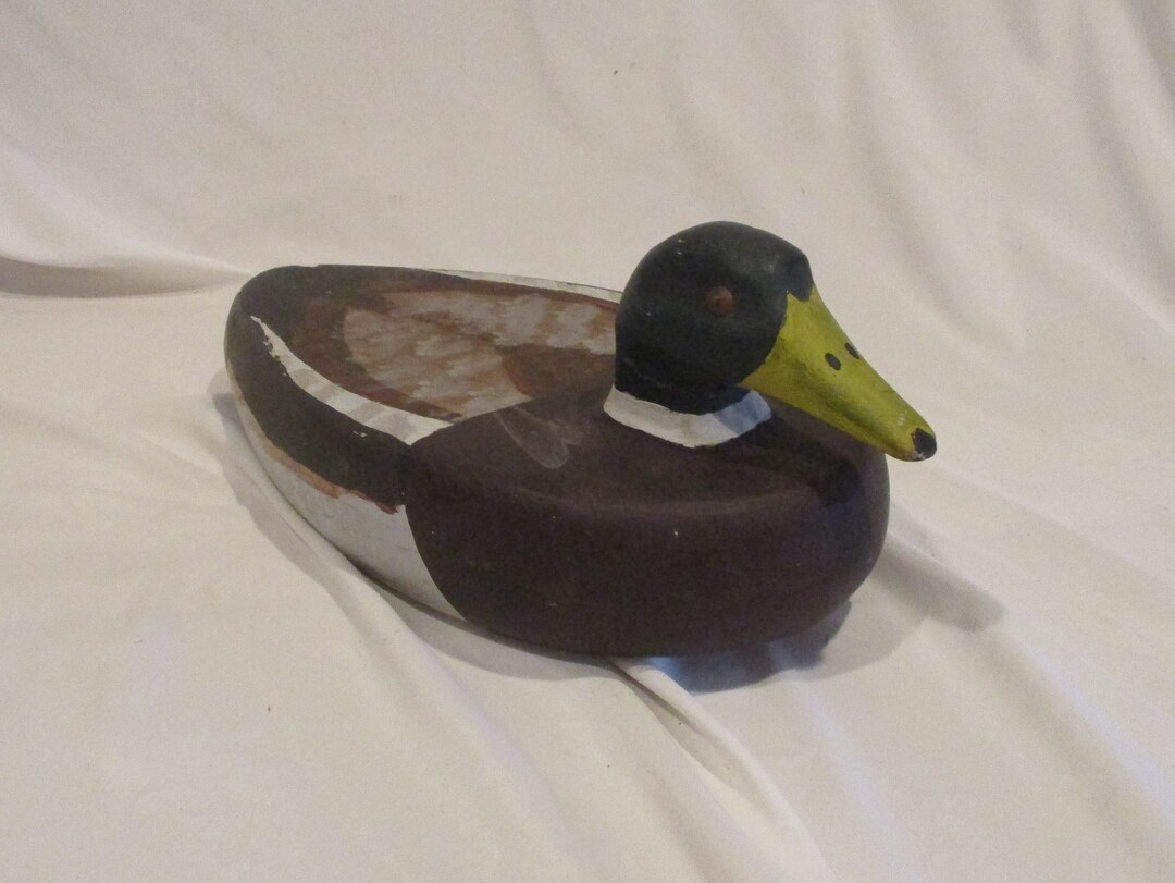 Large Vintage Duck Decoy: Signed New England Folk Art - Etsy