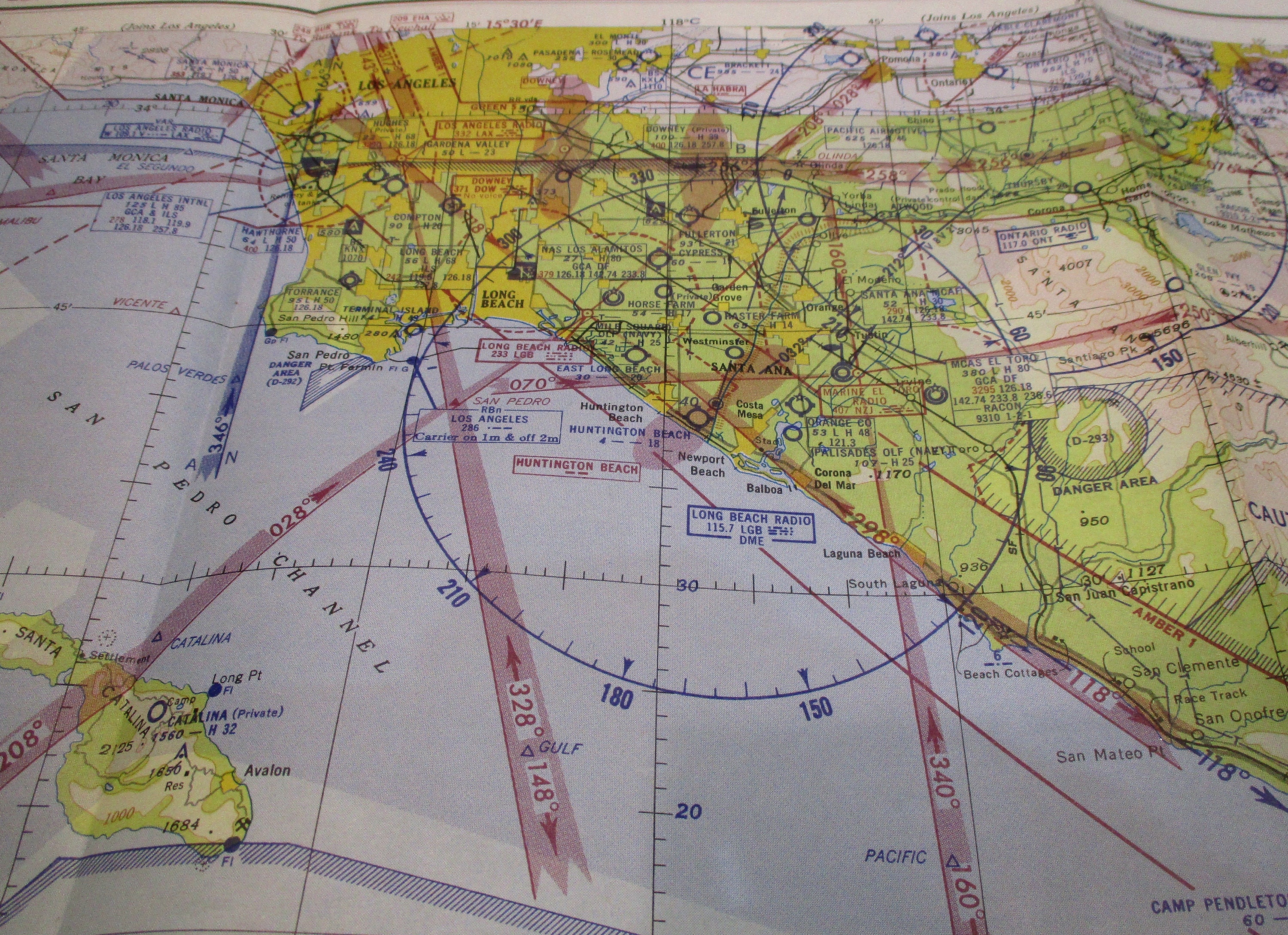 Air Force Map Aeronautical Map 1954 Vintage Pilot's | Etsy