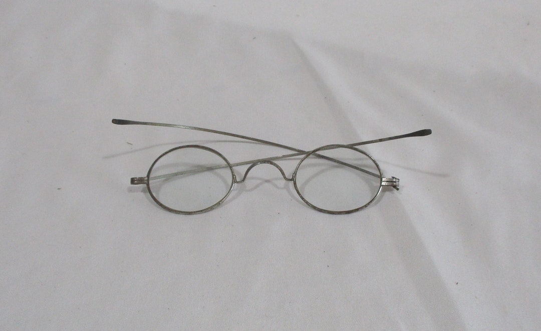 Antique Wire Rim Eyeglasses: Optician Salvage, 1860-1900s - Etsy