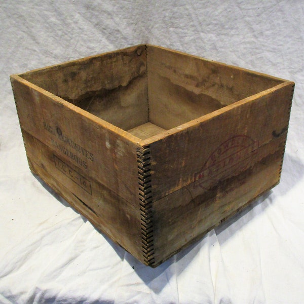 Antique Dynamite Box - Etsy
