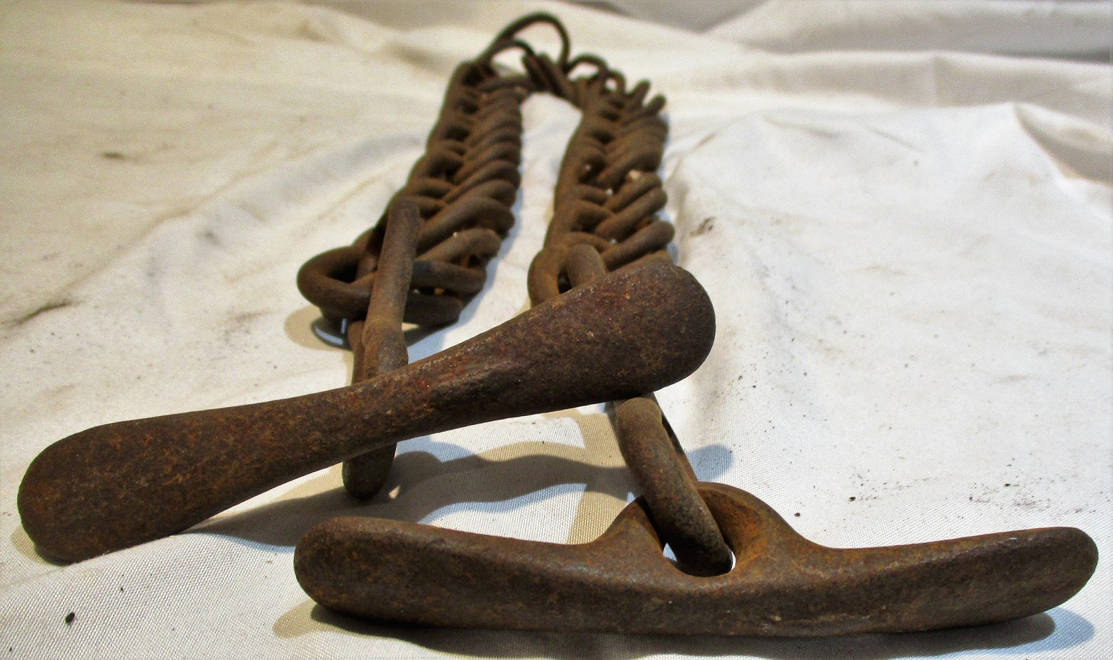 Hog Turner Chain and Two Handles Piglet Turner Large Forged - Etsy