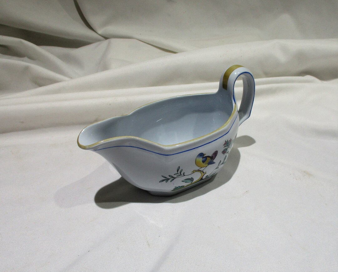 Spode Queen's Bird Gravy Boat, Antique English Ironstone Serving Piece ...
