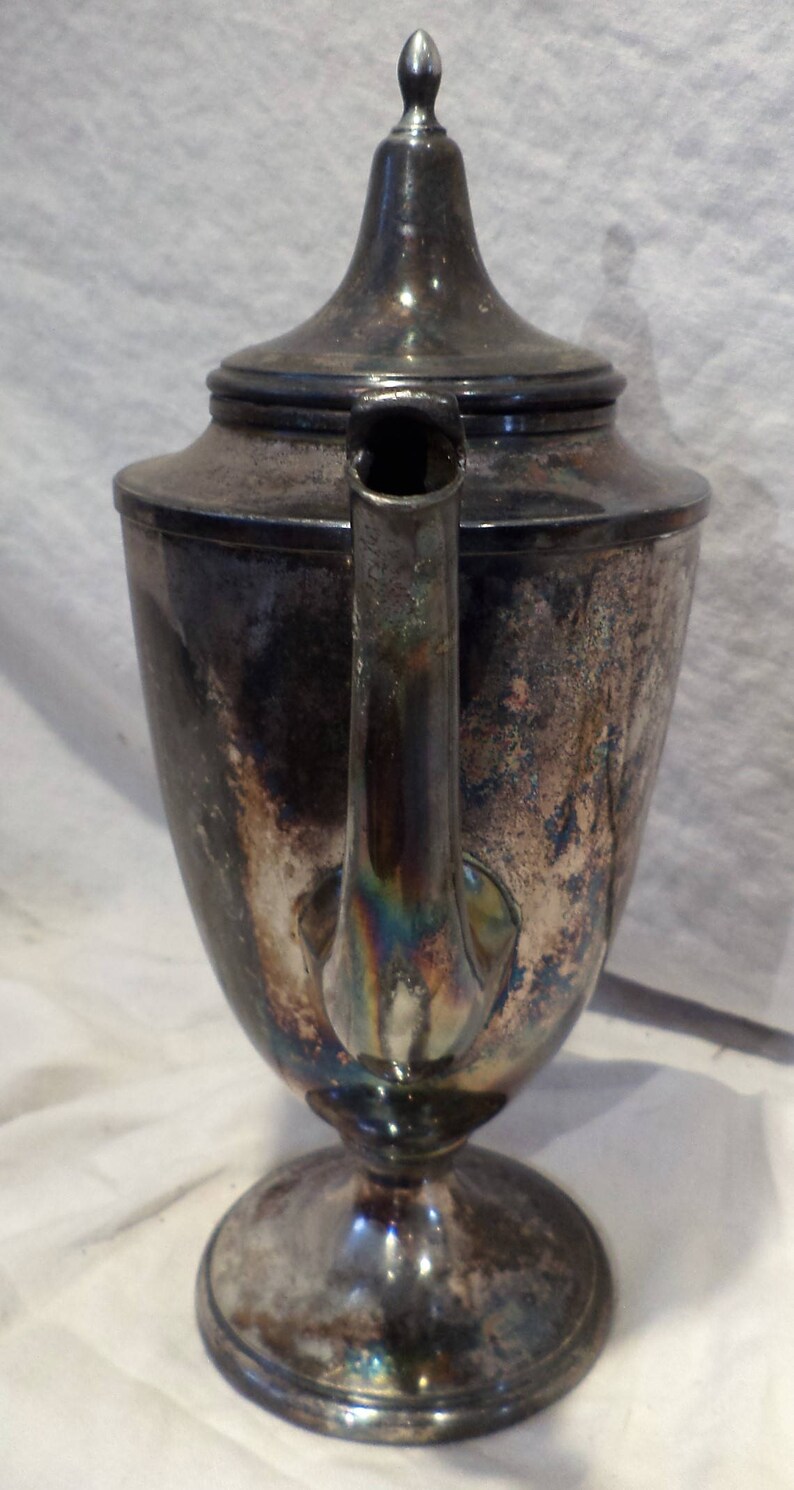 Pitcher Antique Art Deco Silver Plate Vintage Knickerbocker | Etsy