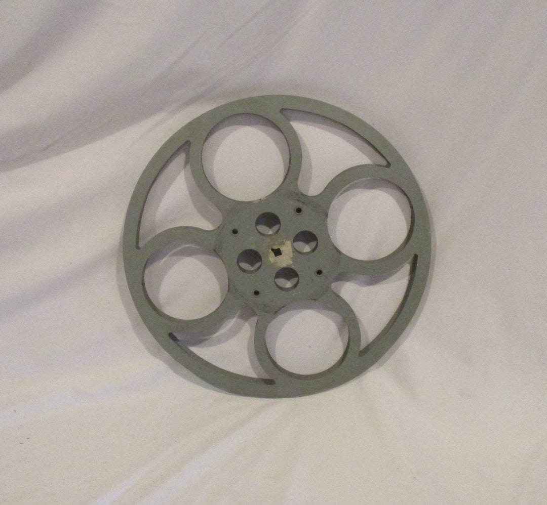 Film Reel, Mid Century Large Movie Reel, Metal Salvaged Movie Reel ...