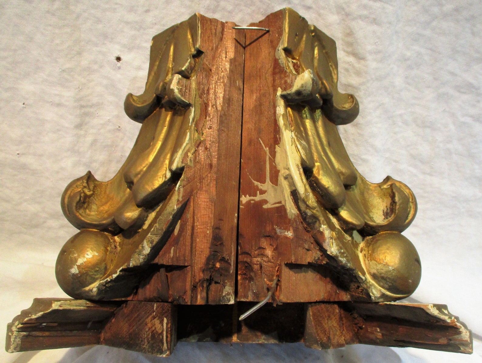 Rococo Column or Capital Fragment Old Gilded Architectural - Etsy