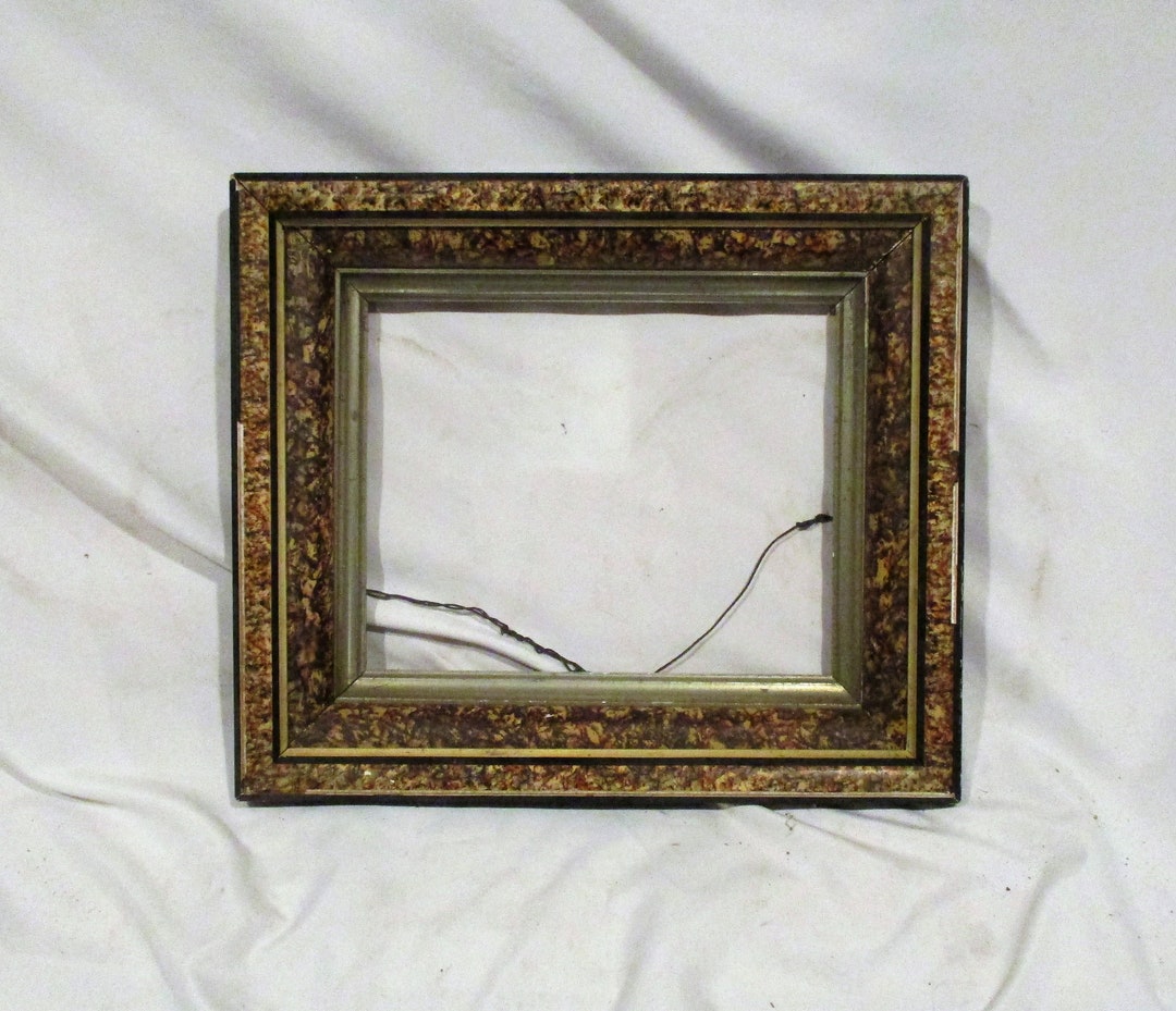 1800s East Lake or Victorian Picture Frame, Tortoiseshell and Smoky ...