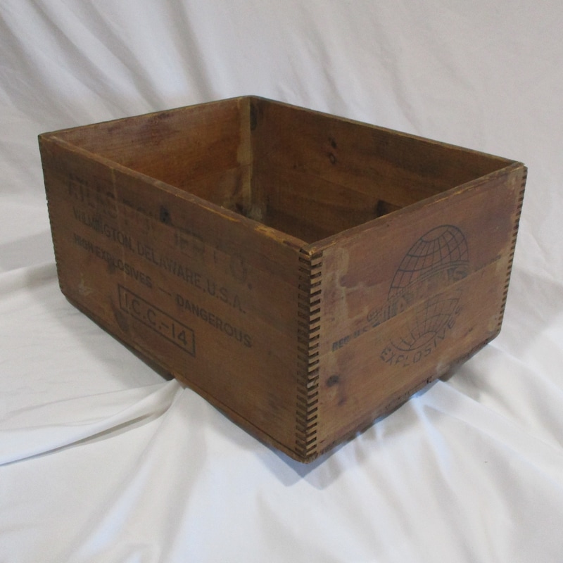 Antique Dynamite Box - Etsy