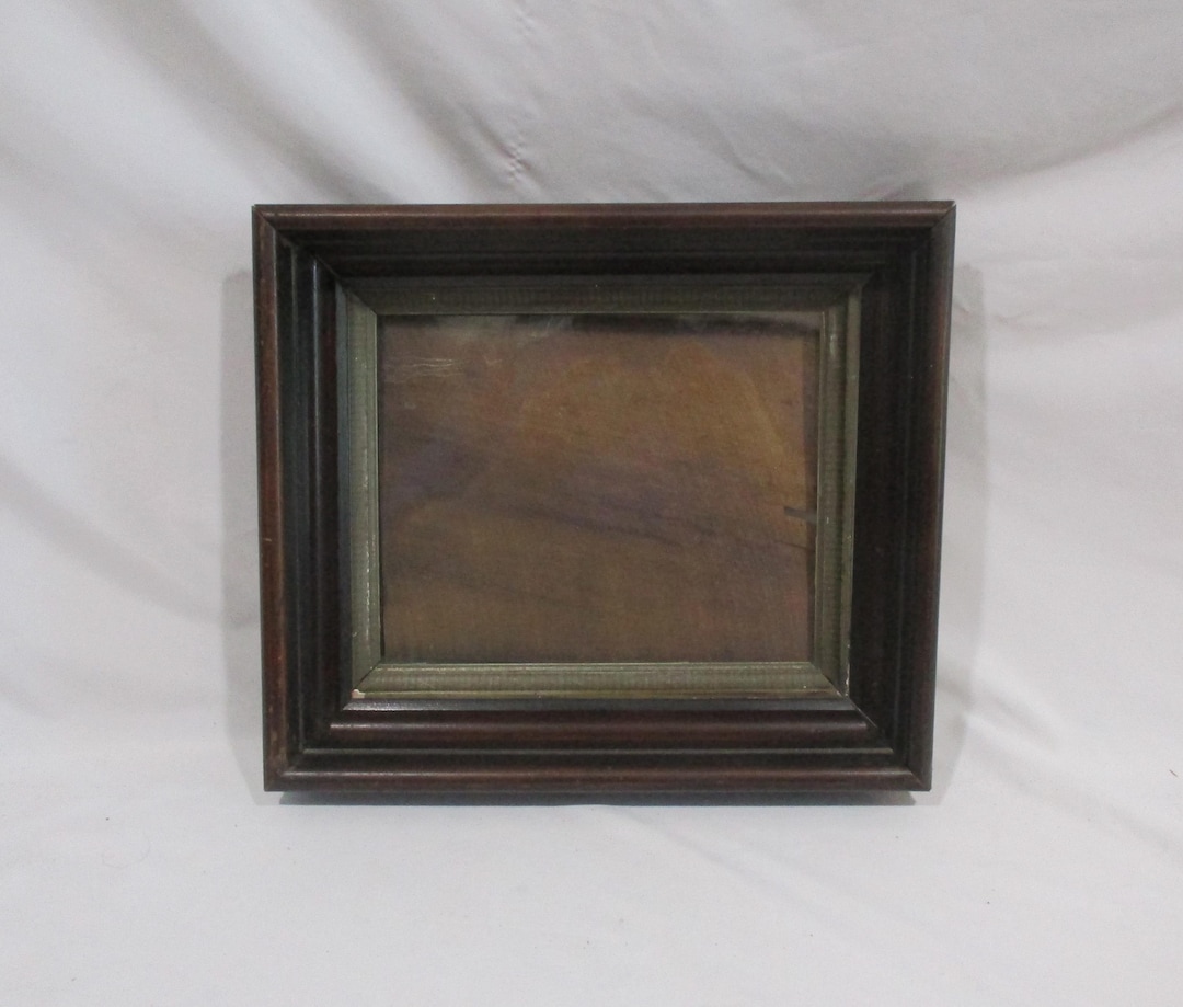 Wood Picture Frame, 1800s Walnut East Lake or Victorian Picture Frame ...