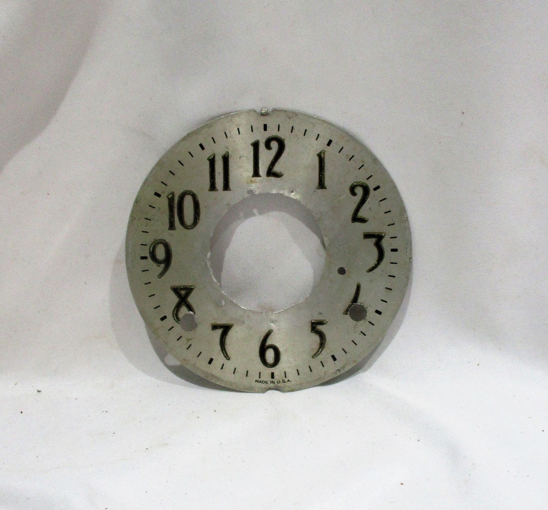 Clock Face, Vintage Machine Age Era, American Sessions Clock Face, With ...