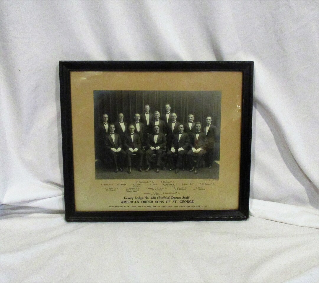 1927 Group Photo, Black & White, Service Organization, American Order ...