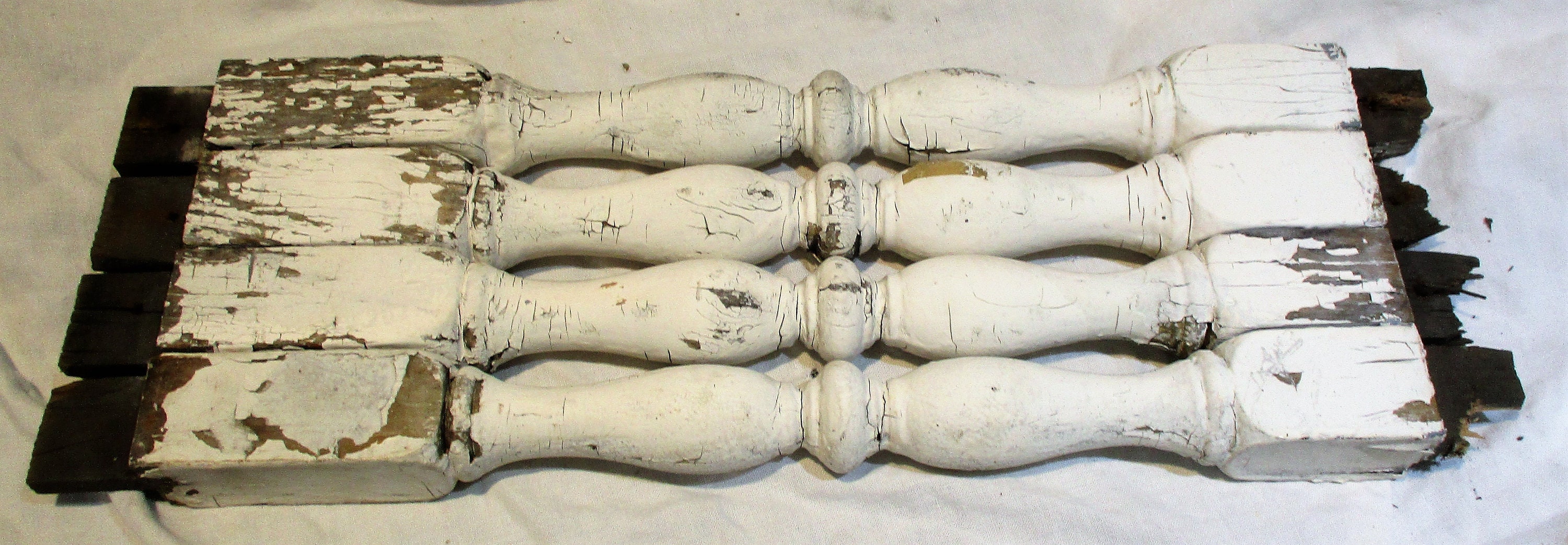 Balusters Architectural Salvage Old Set of 4 Repurpose as | Etsy