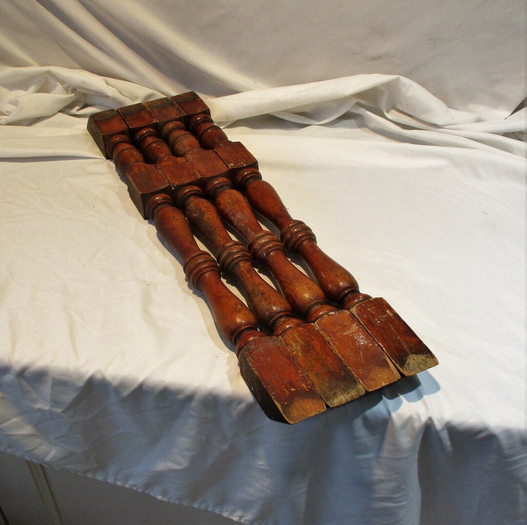 Balusters, Architectural Salvage, Old Set of 4 Arts & Crafts, Repurpose ...