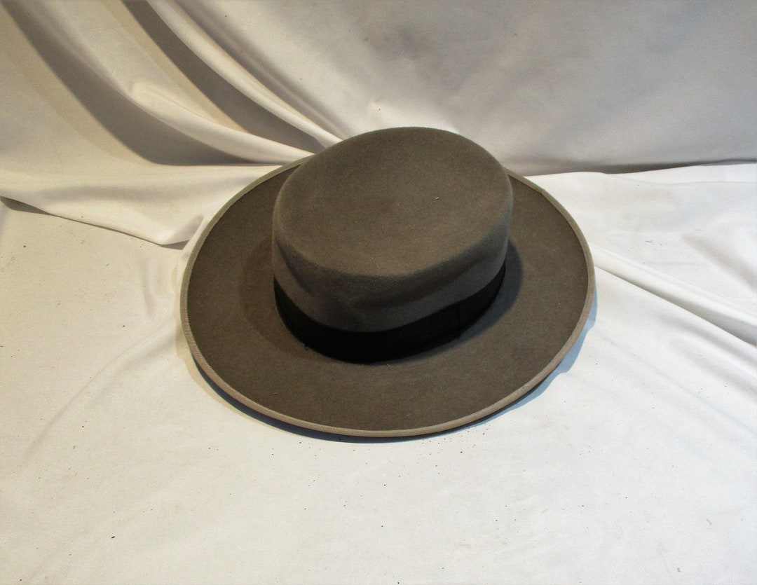 Vintage Hat, Gray Men's Spanish Hat, Antique Millinery, Vintage ...