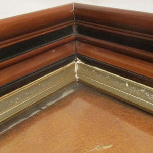 Wood Picture Frame, 1800s Walnut East Lake or Victorian Picture Frame ...