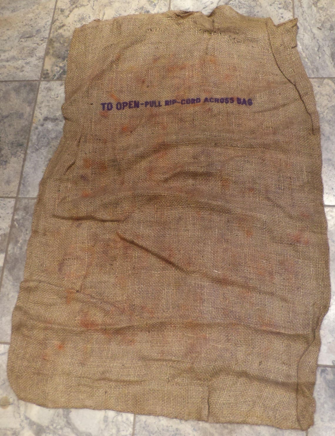 Burlap Sack California Gold Strike Potatoes Sack Old Barn - Etsy
