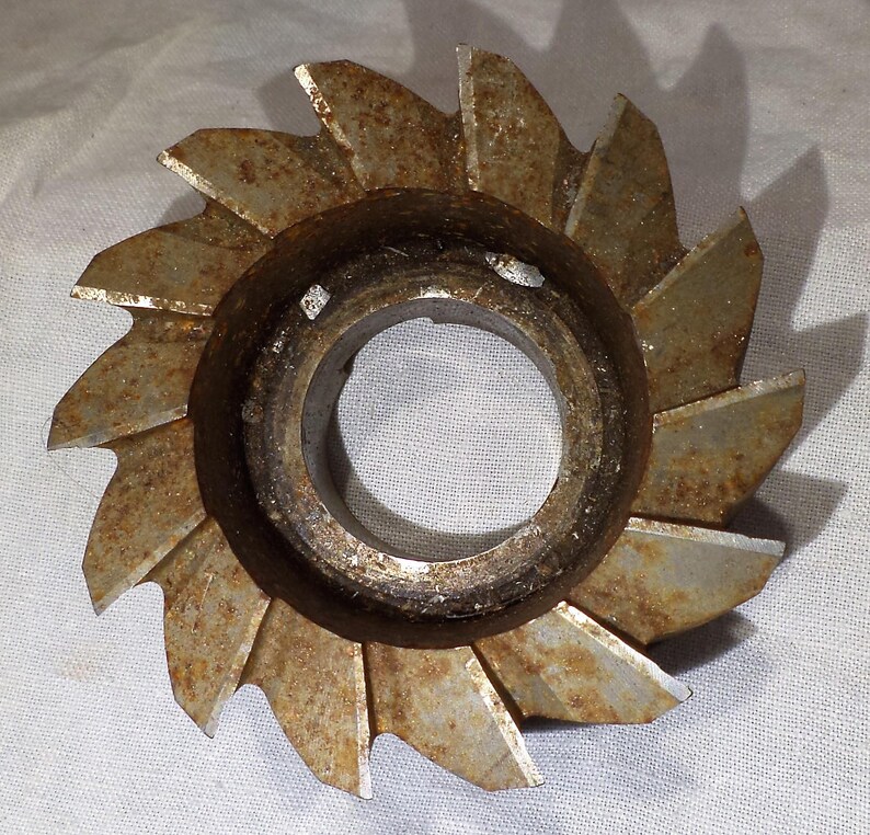 Cutting Gear Heavy Metal Blade Cog or Sprocket Rusty | Etsy