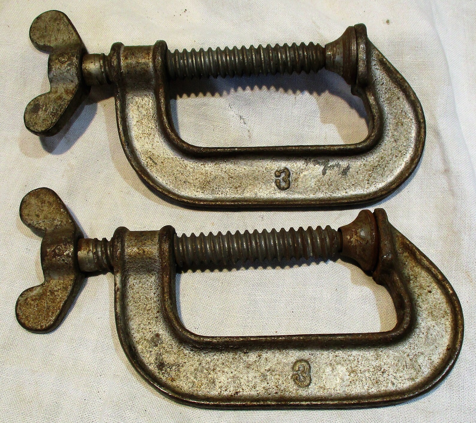 Bat Wing C Clamps Malleable Old 3 Inch C Clamps Vintage - Etsy
