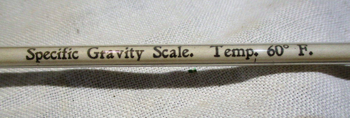 Hydrometer or Lactometer Specific Gravity Gauge Large - Etsy
