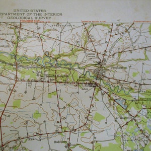1949 Pemberton, New Jersey Topographical Map: US Army Corps of ...